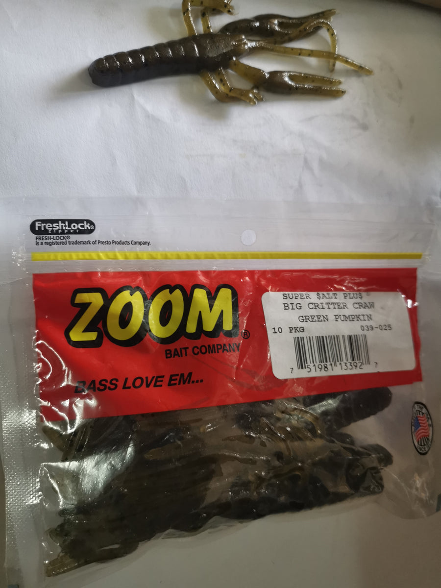 ZOOM BIG CRITTER CRAW – ALBERTON FISHING