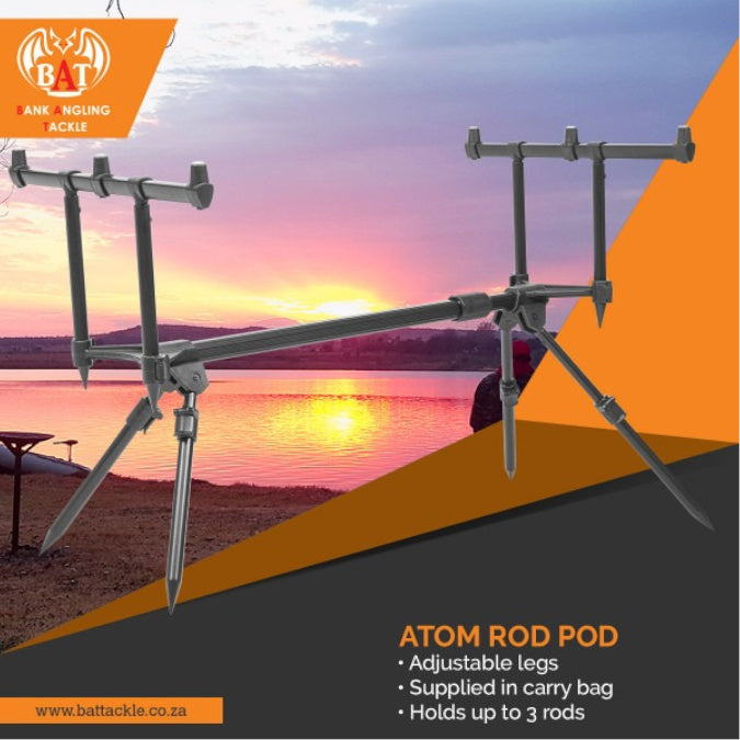 BAT ATOM 3 ROD POD – ALBERTON FISHING