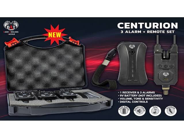 BAT CENTURION ALARMS 3+RECEIVER IN CASE – ALBERTON FISHING