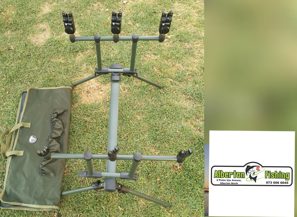 JACKEL 3 ROD POD WITH ALARMS NEW – ALBERTON FISHING