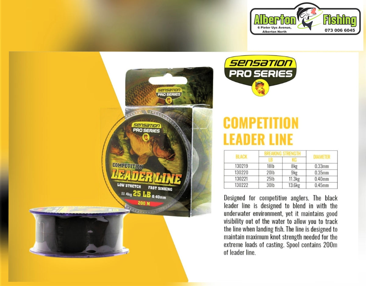 LEADER LINE 200MTR 300mtr – ALBERTON FISHING