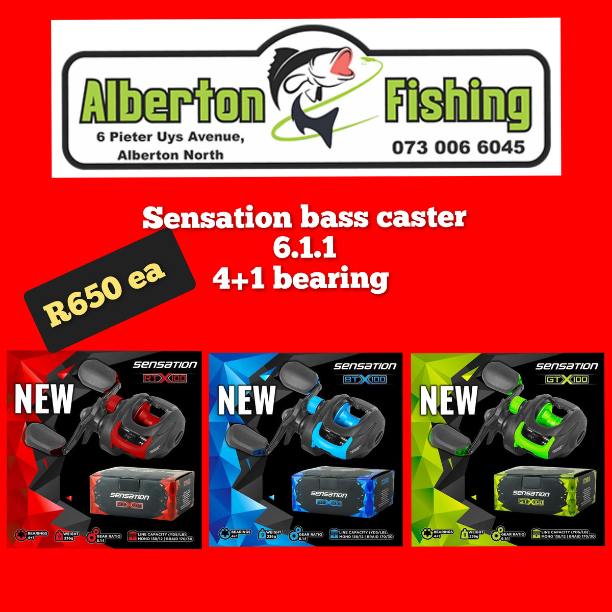 SENSATION BASS CASTER – ALBERTON FISHING